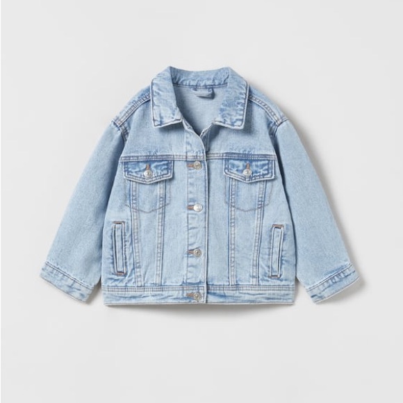 Zara | Jackets & Coats | New Zara Kids Denim Jacket 23 Y | Poshmark